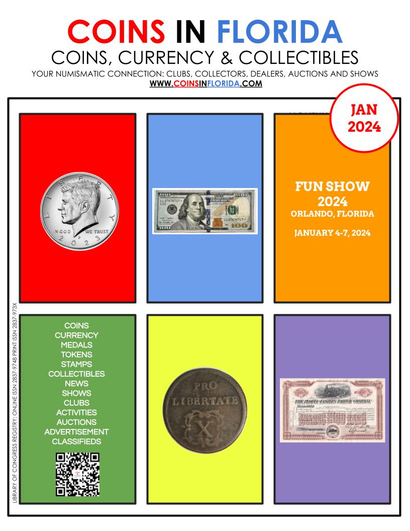 Coins in Florida – Coin Shows, Numismatics, Auctions, Events in the ...